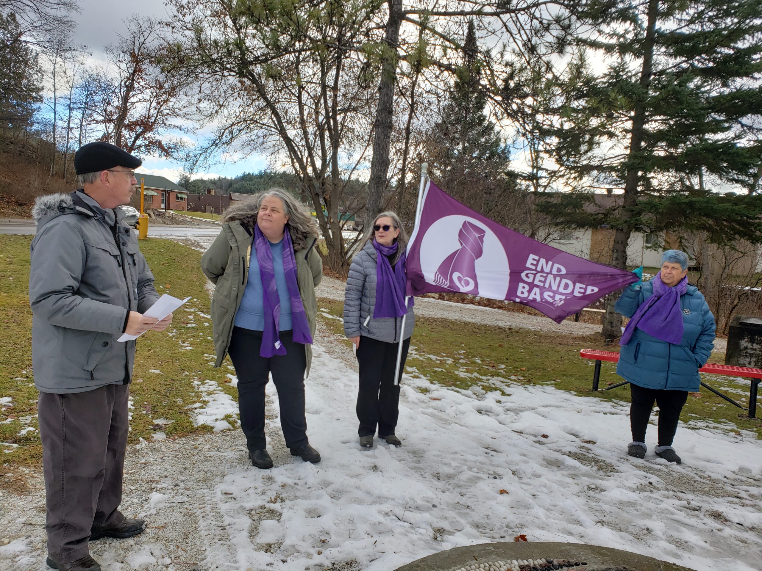 The colour purple brings recognition to campaign against gender-based ...